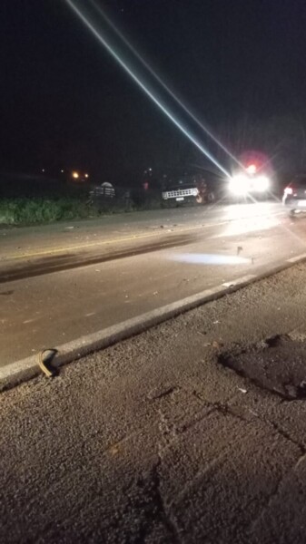 Acidente de trânsito na BR 285 na Linha Maranei interior de Panambi ...